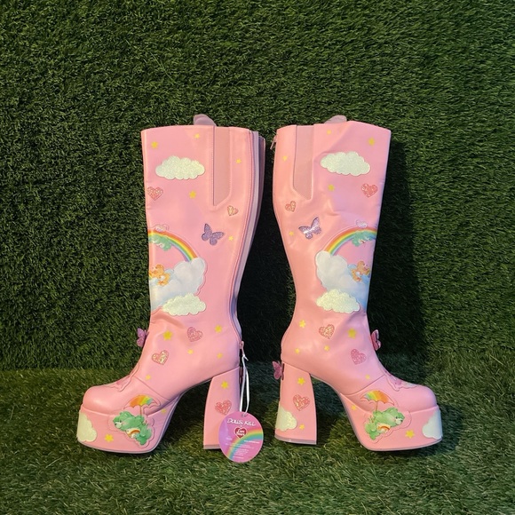 Shoes | Rare Dead Stock Dolls Kill X Care Bears Twinklets Kiss Platform ...